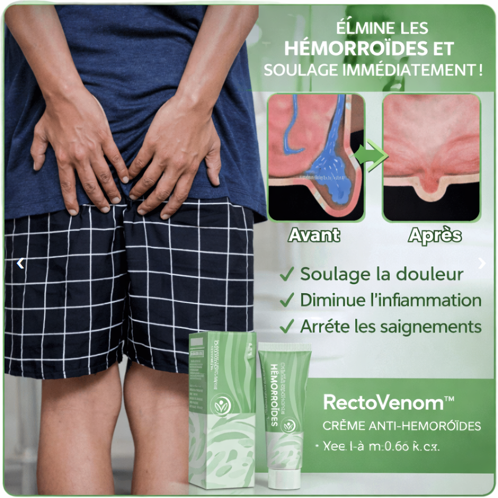 RectoVenom™ Crème Anti-Hémorroïdes | Traite 99% des hémorroïdes dès la ...