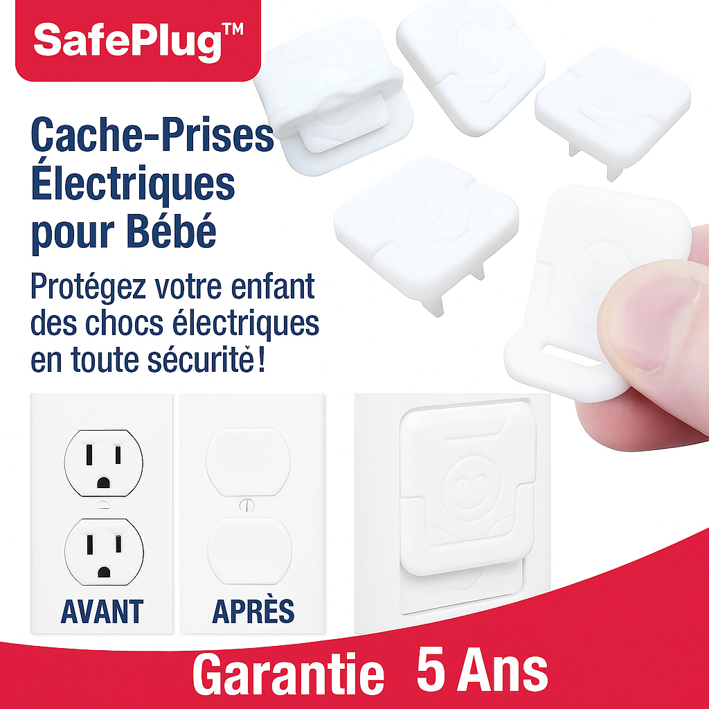 SafePlug™ Cache-Prises Électriques pour Bébé | Protégez votre enfant d ...