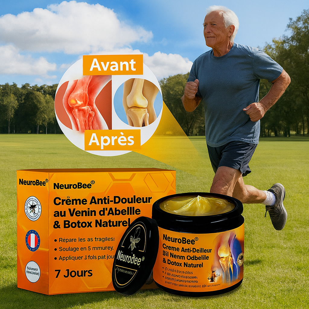NeuroBee™ Crème Anti-Douleur au Venin d’Abeille & Botox Naturel – Nomaw