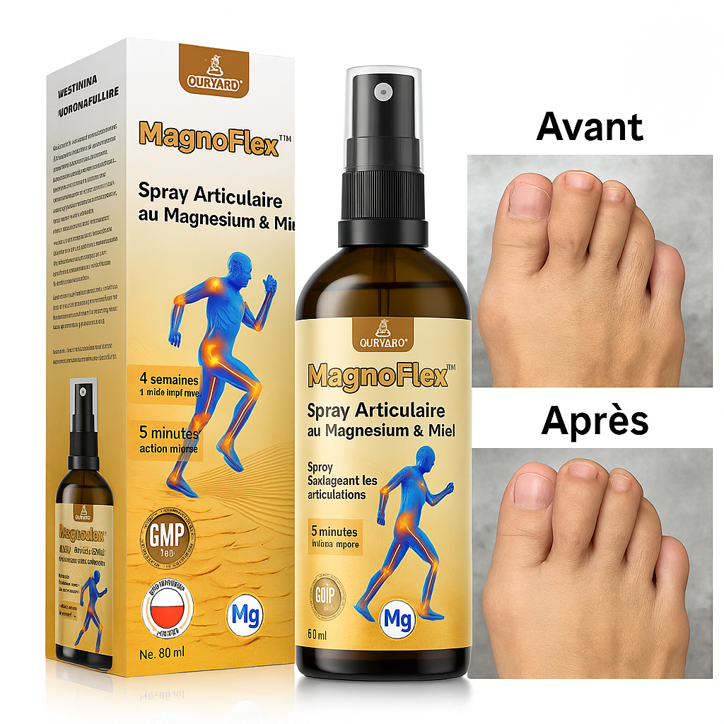 MagnoFlex™ Spray Articulaire au Magnésium & Miel | Répare vos articula ...
